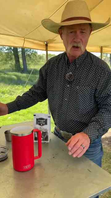 How to brew cowboy coffee in a camp pot