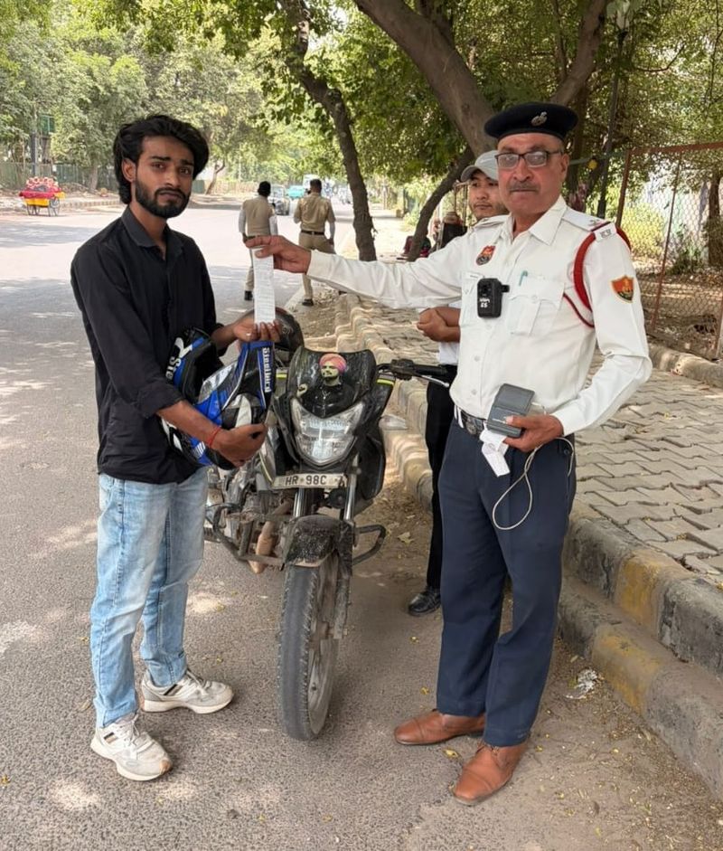 With 93 pending challans, bike impounded for non-payment of traffic ...
