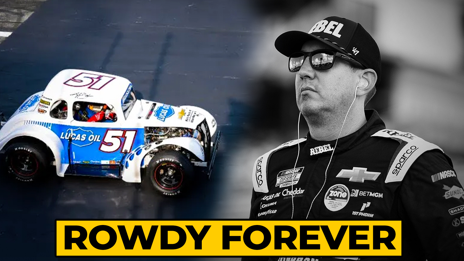 Tom Busch's emotional tribute to Kyle Busch at Charlotte!
