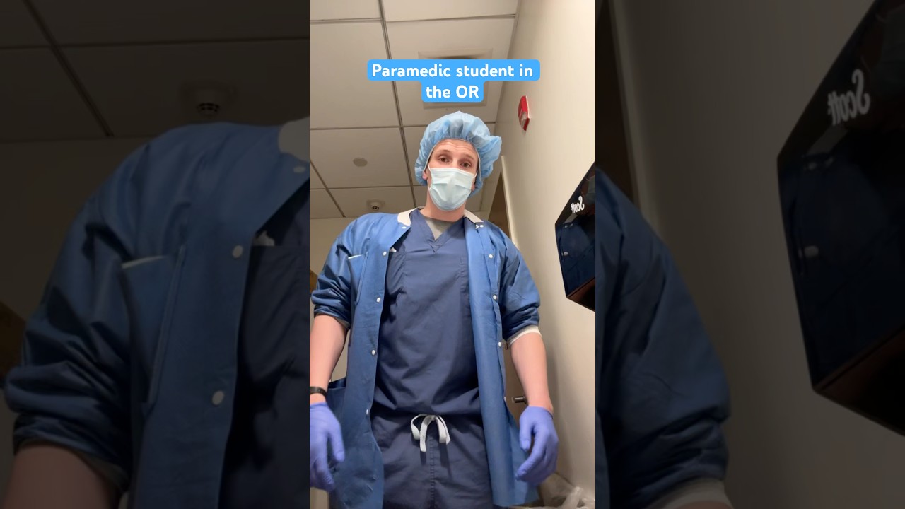 Paramedic student in the OR