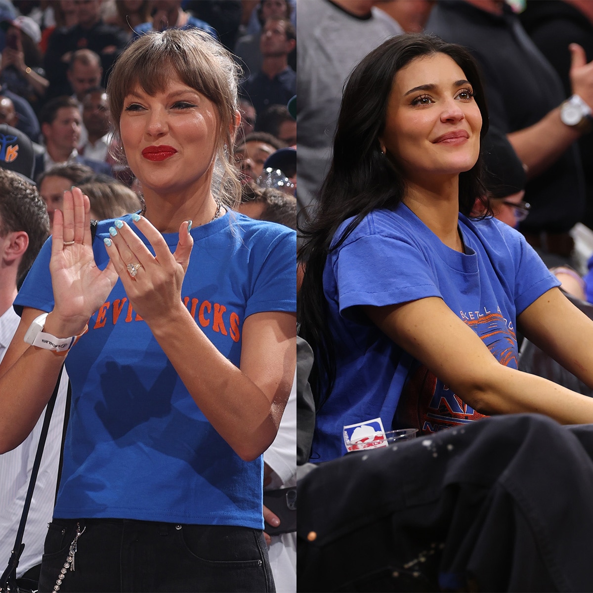Taylor Swift, Kylie Jenner hug at NBA final after Kim Kardashian drama