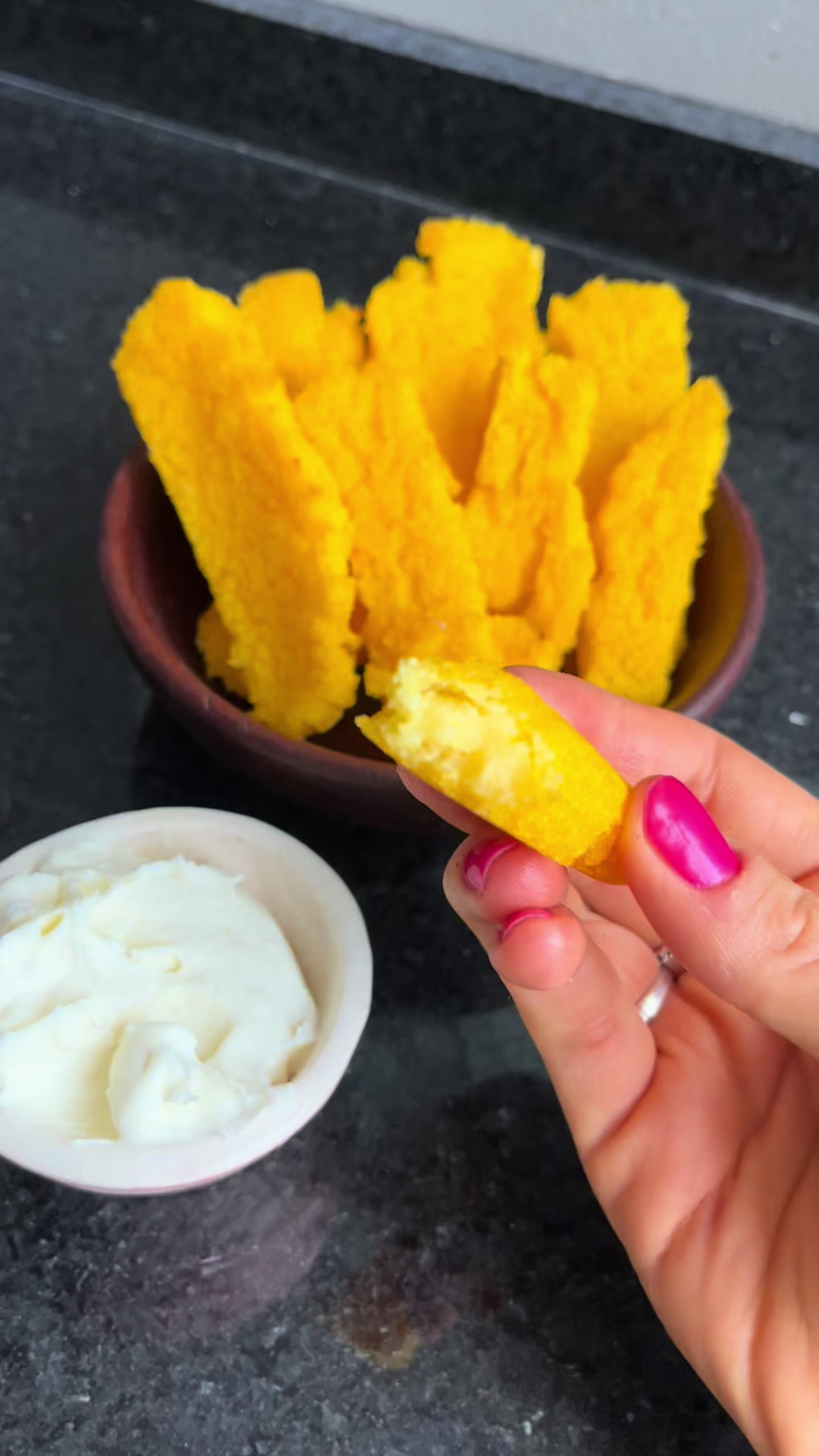 Palitos de polenta crujientes: receta de snack