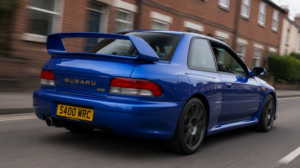 Subaru P25 engine note start up and hillclimb acceleration