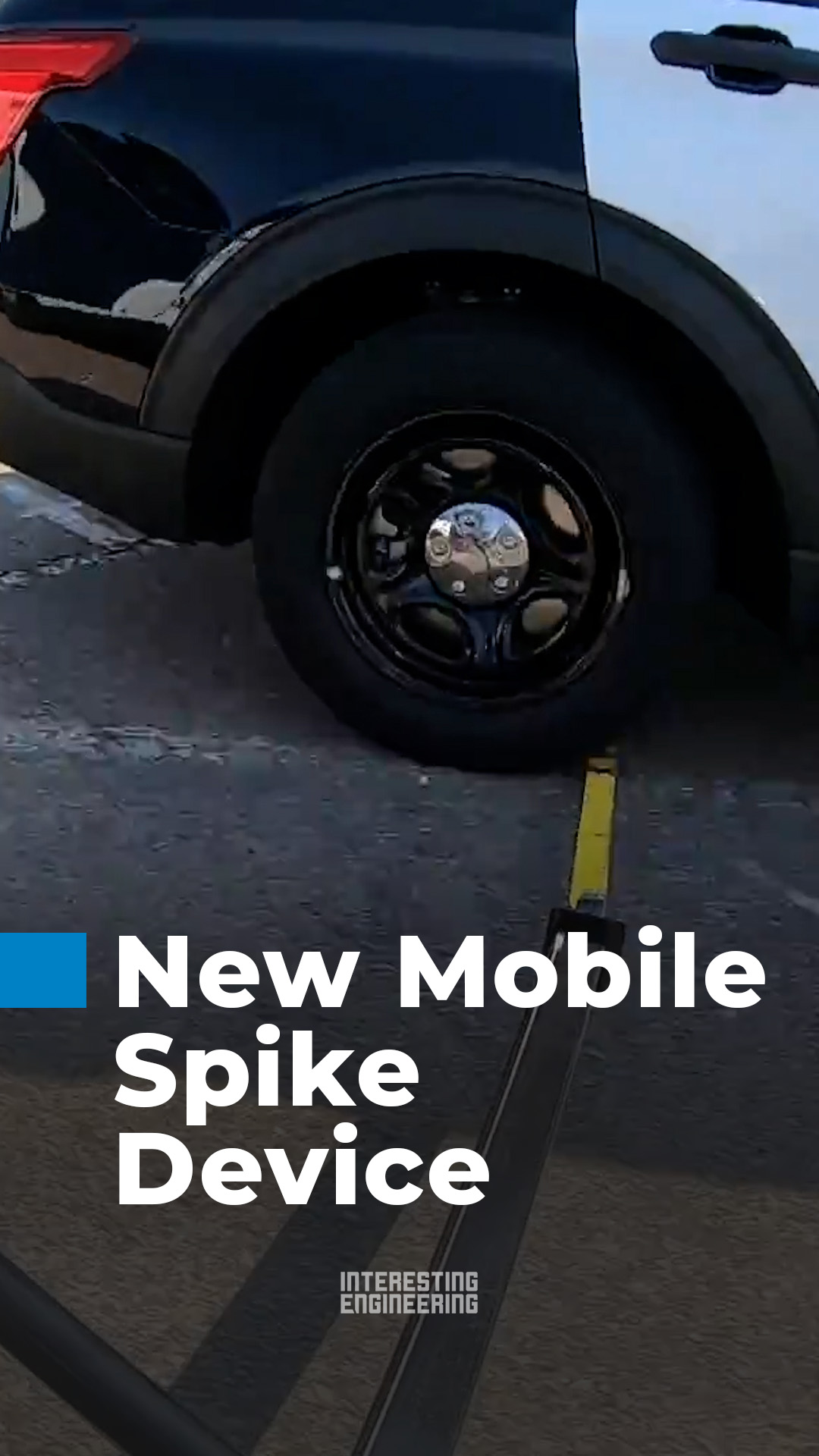 Police can now deploy tire spikes without leaving their car
