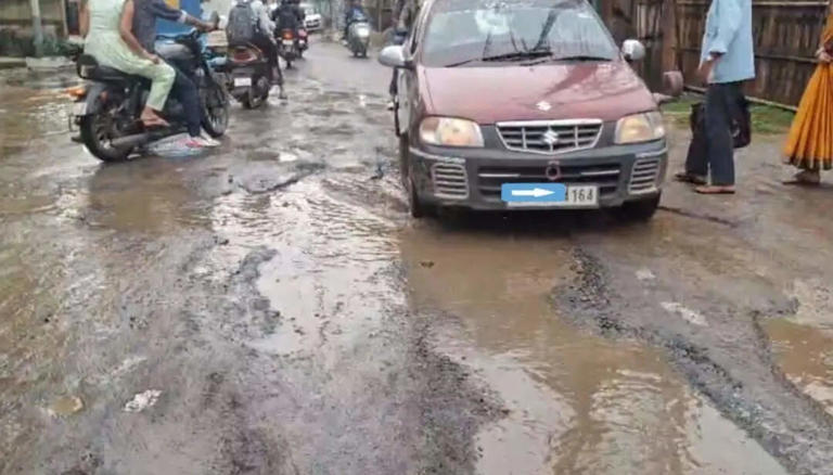 Monsoon exposes Silchar’s crumbling road infrastructure