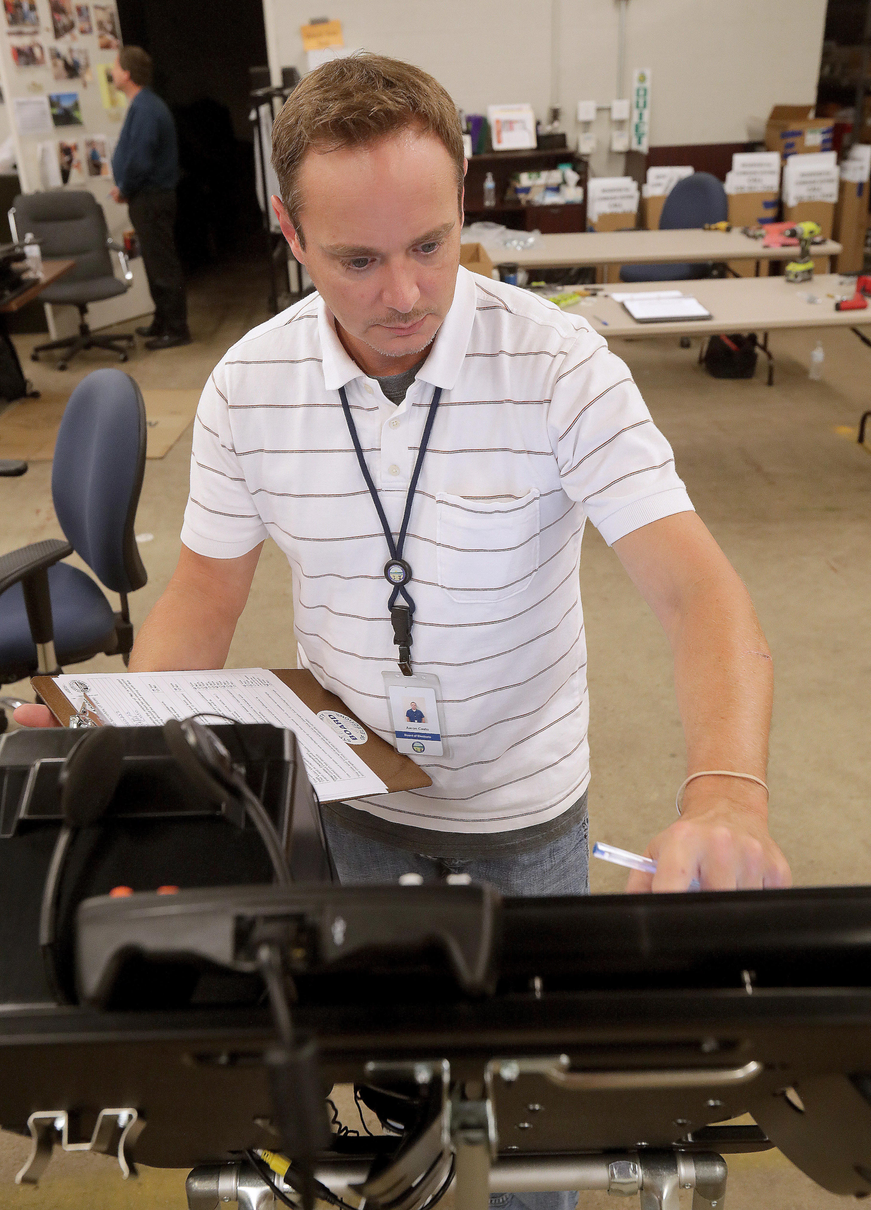 Judge bars private voting machine talks by Stark Board of Elections