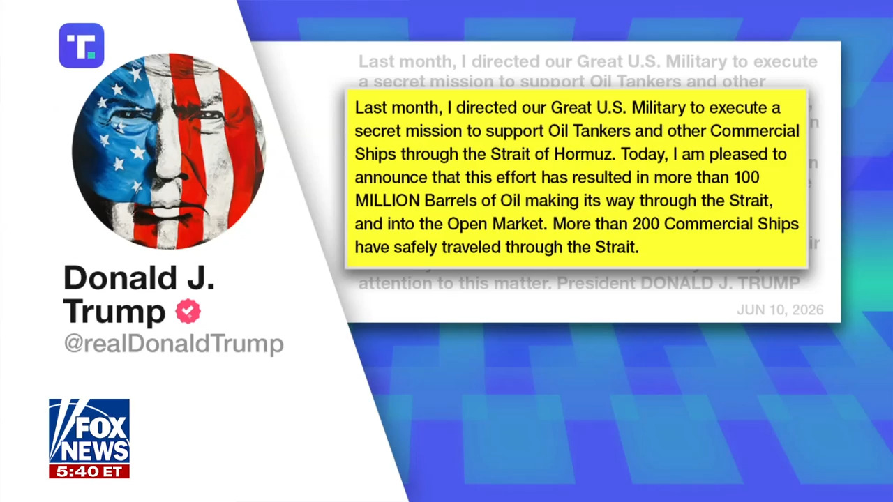 Trump reveals secret military operation to move 100 million barrels of ...