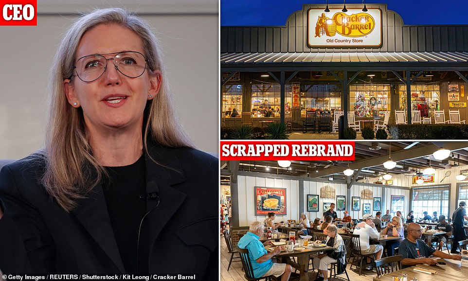 Cracker Barrel shares jump after CEO axes logo rebrand
