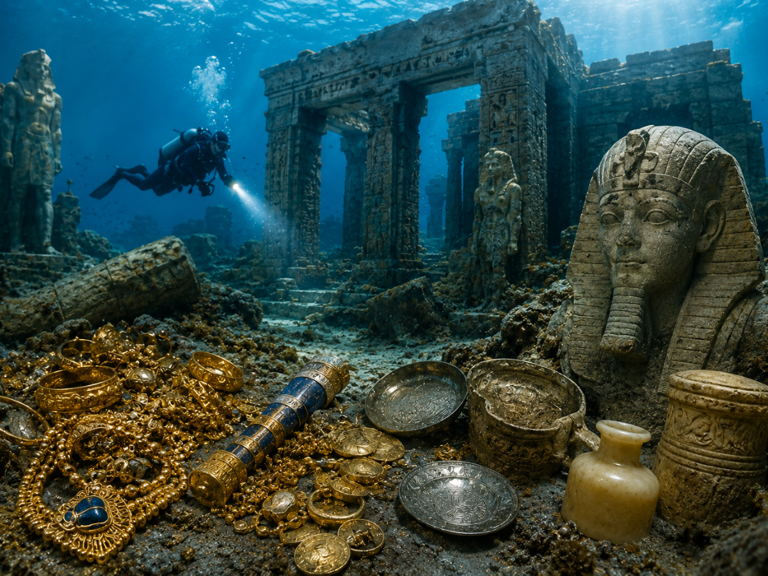Egypt’s Atlantis? Archaeologists discover 2000-year-old lost underwater ...