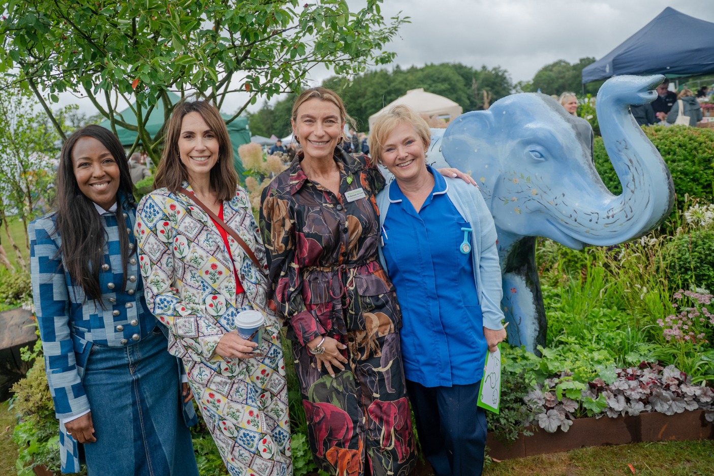 Charlie Mackesy elephant sculpture unveiled at Royal Windsor Flower ...