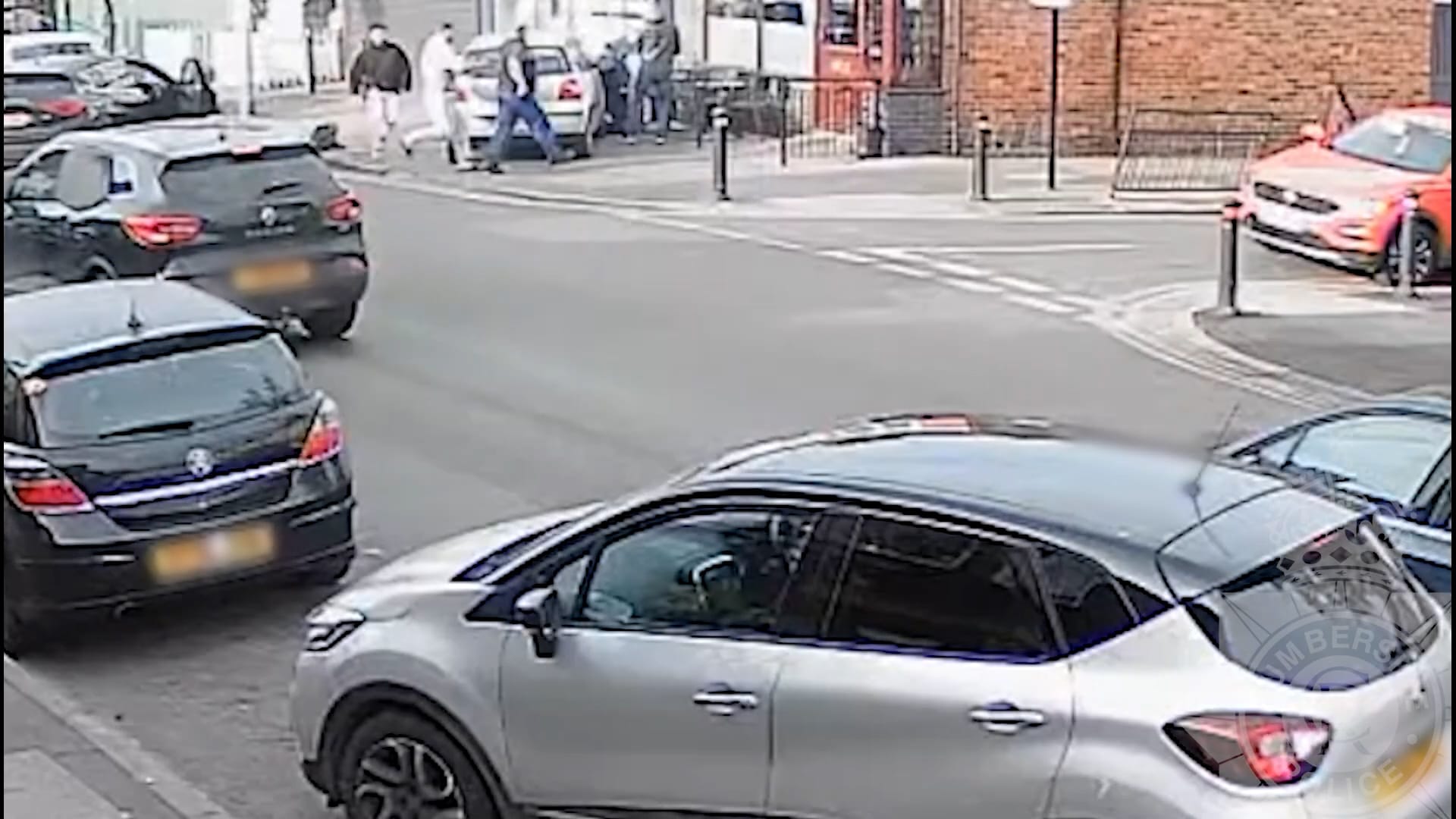 Moment man runs over innocent woman and attacks her with a baseball bat
