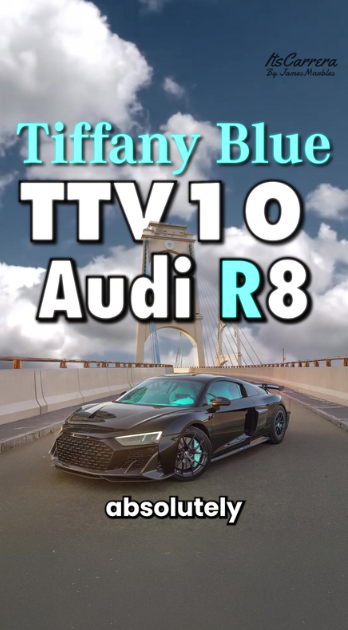 Audi R8 twin turbo 1400HP Tiffany Blue edition