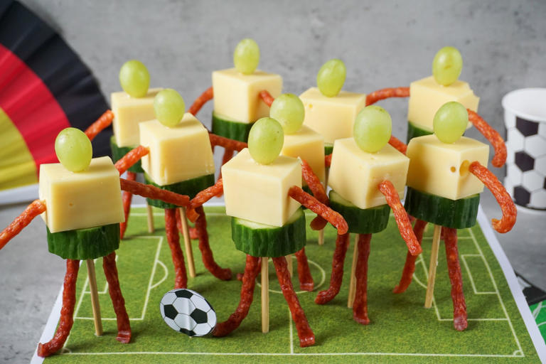 Edible footballers: This half-time snack recipe wins the World Cup