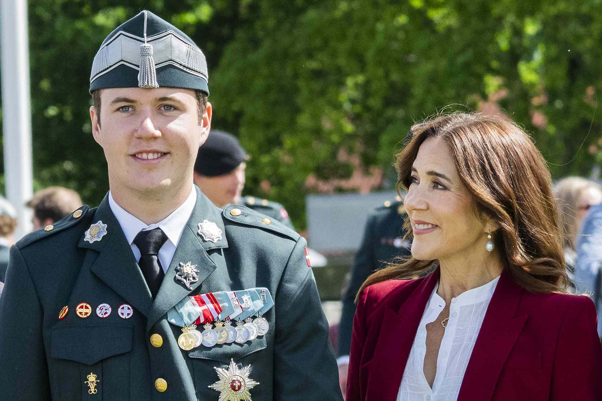 Queen Mary of Denmark has a proud mom moment as Crown Prince Christian ...