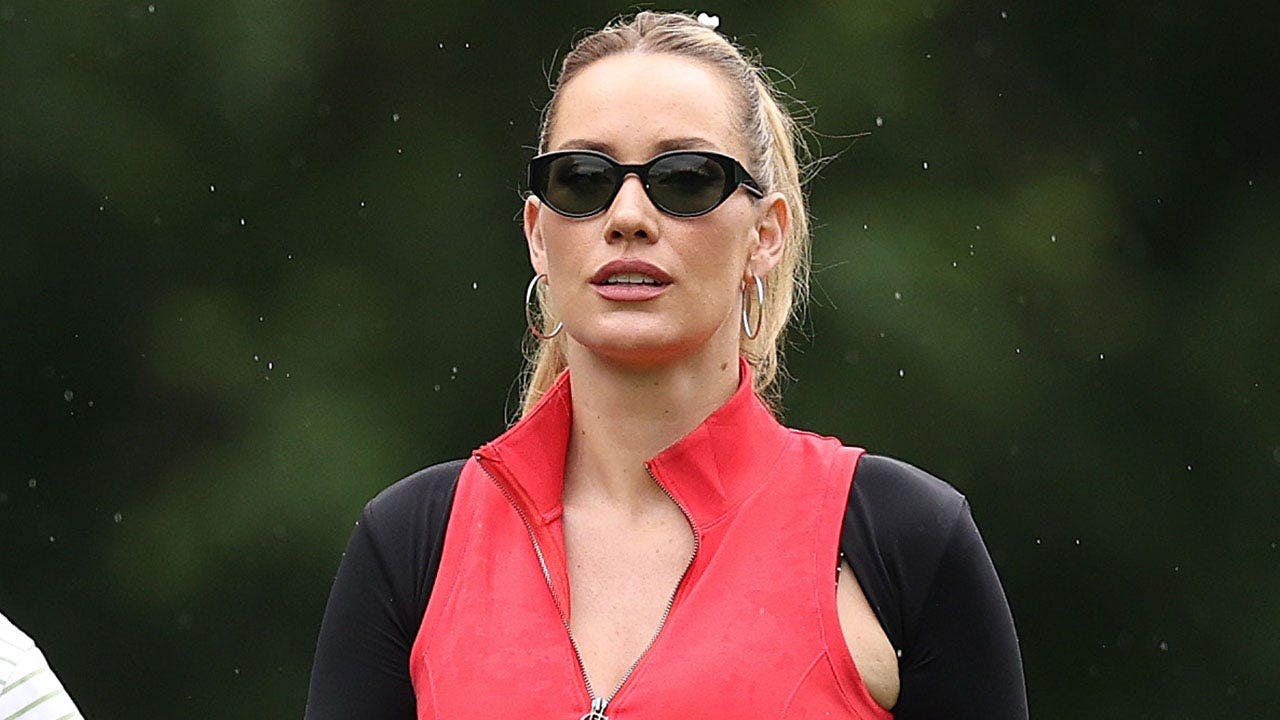 Paige Spiranac back on the golf course working on her swing, Elizabeth ...