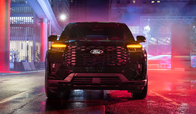 Ford’s new Explorer ST sinister package is like a vampire with rubber fangs