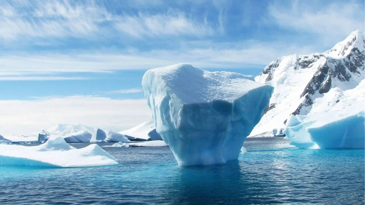 Giant fan-shaped formation found hidden beneath Antarctica's ice sheet