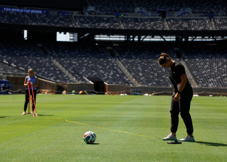 Why World Cup venues are installing grass fields to replace turf — and ...