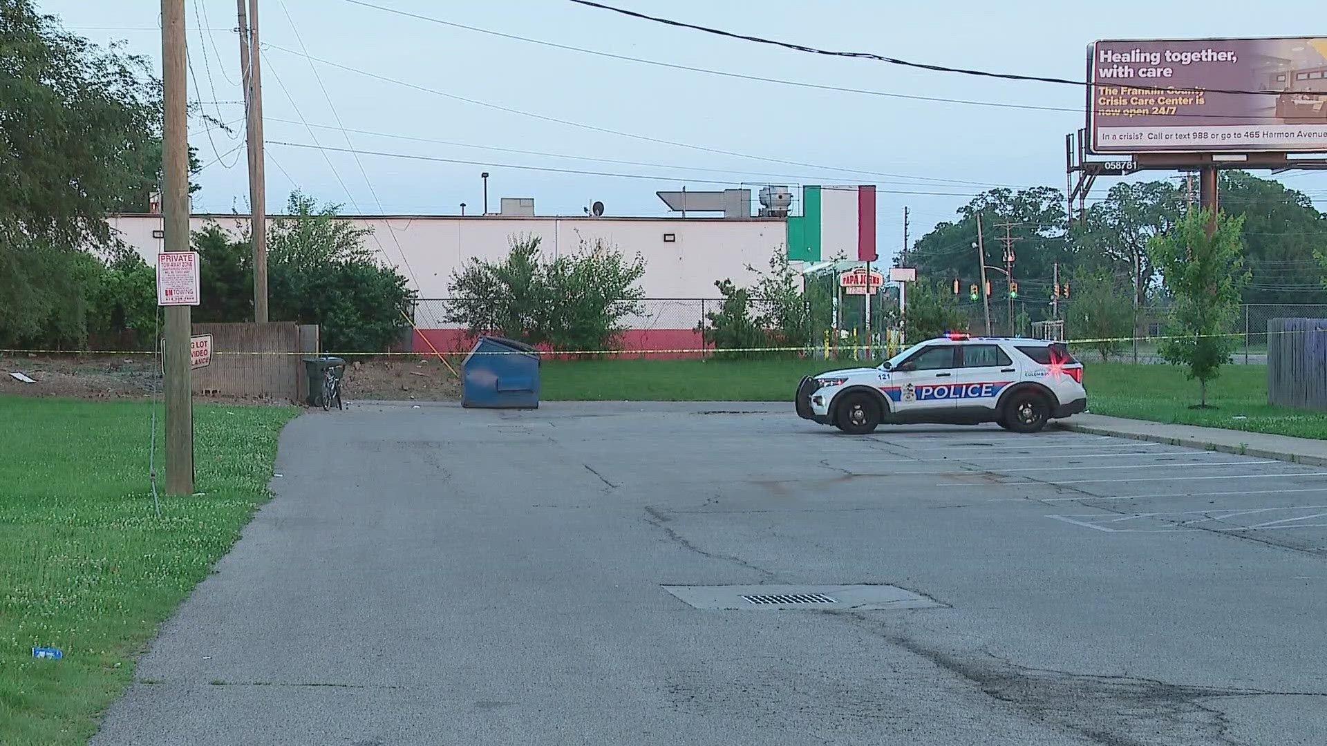 Woman's body found behind dumpster in Hilltop