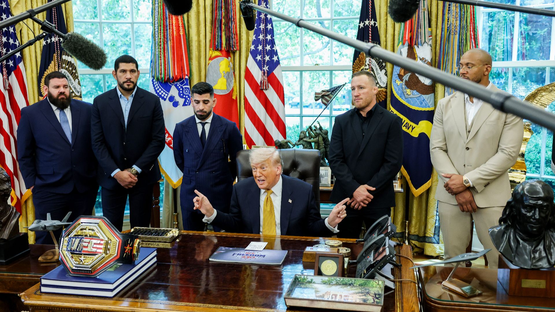 Trump sells gold and silver UFC Freedom 250 coins for as much as $12,000