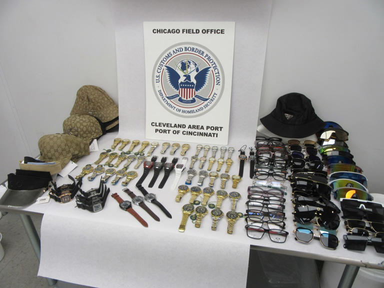 Border agents seize dozens of counterfeit watches, sunglasses ...