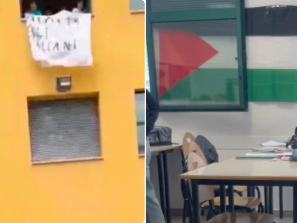 Puniscono chi espone lo striscione pro-Italia, ma fanno lezioni con le ...