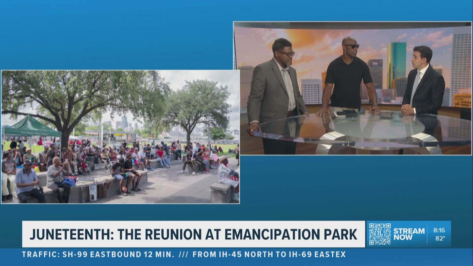 Terrell Owens joins Houston's Juneteenth celebration at Emancipation Park