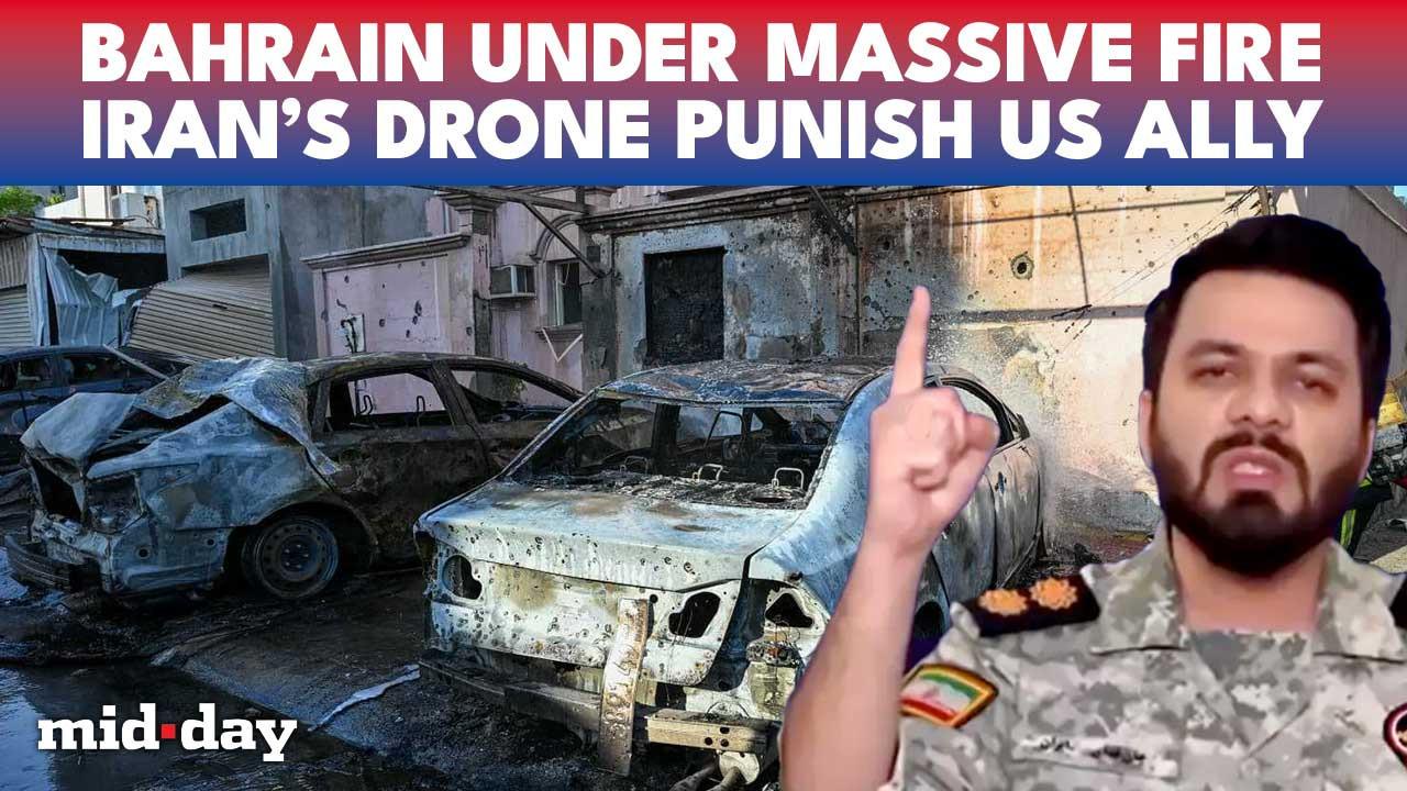 Bahrain burns from deadly Iranian drones, air raid sirens blare as US ...