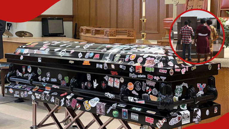 Family fulfils late son's unusual final wish, puts band stickers and ...