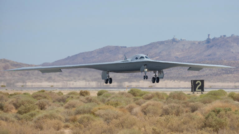 The Air Force is pushing to double its B-21 fleet to as many as 225 bombers