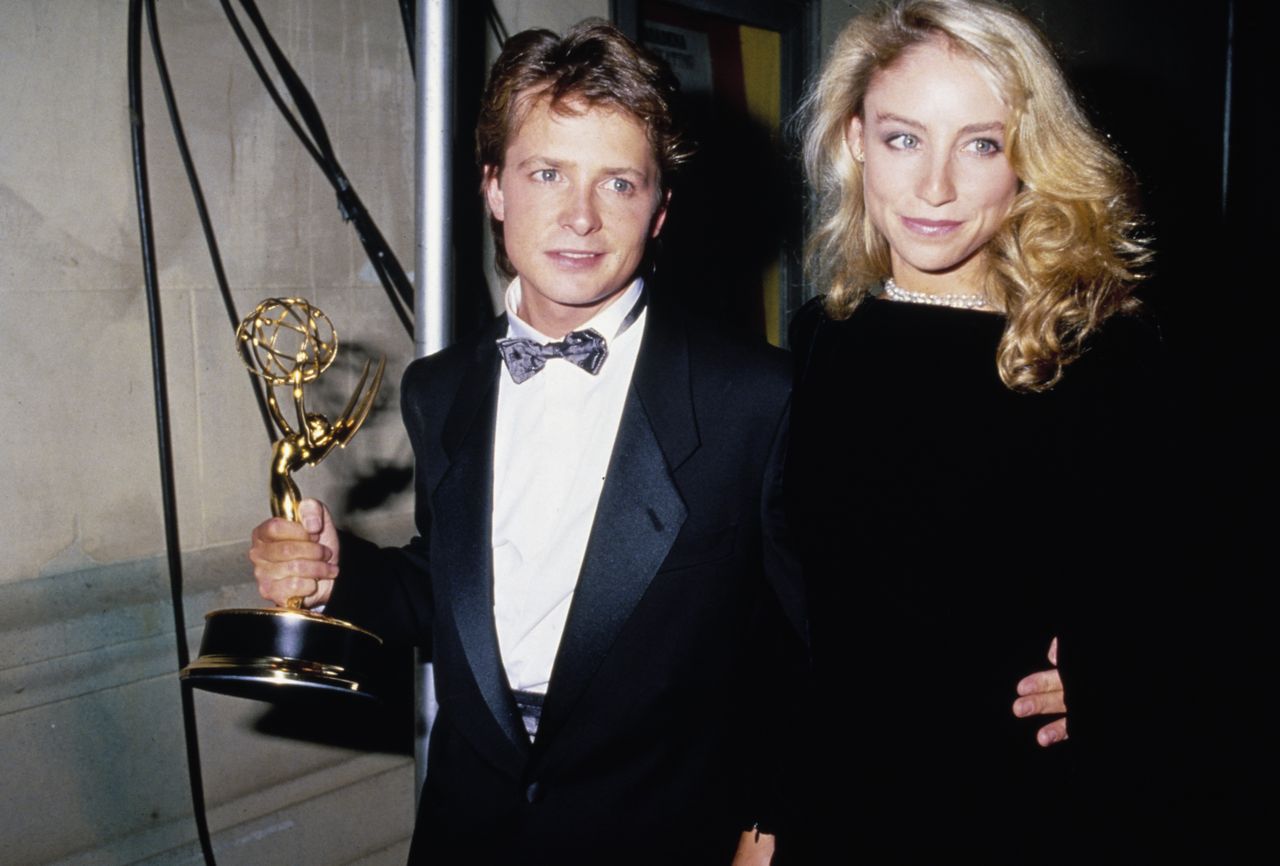 Michael J Fox and wife Tracy Pollan cheer Knicks to victory during rare ...