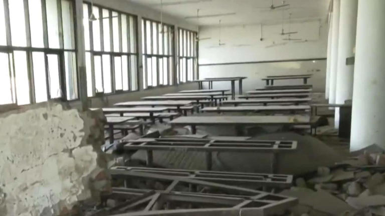 At Ahmedabad college where Air India plane crashed, time still stopped ...