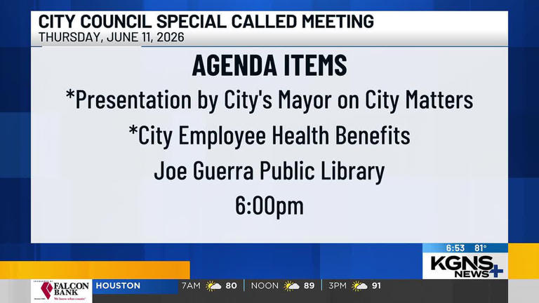 Laredo City Council to hold special meeting