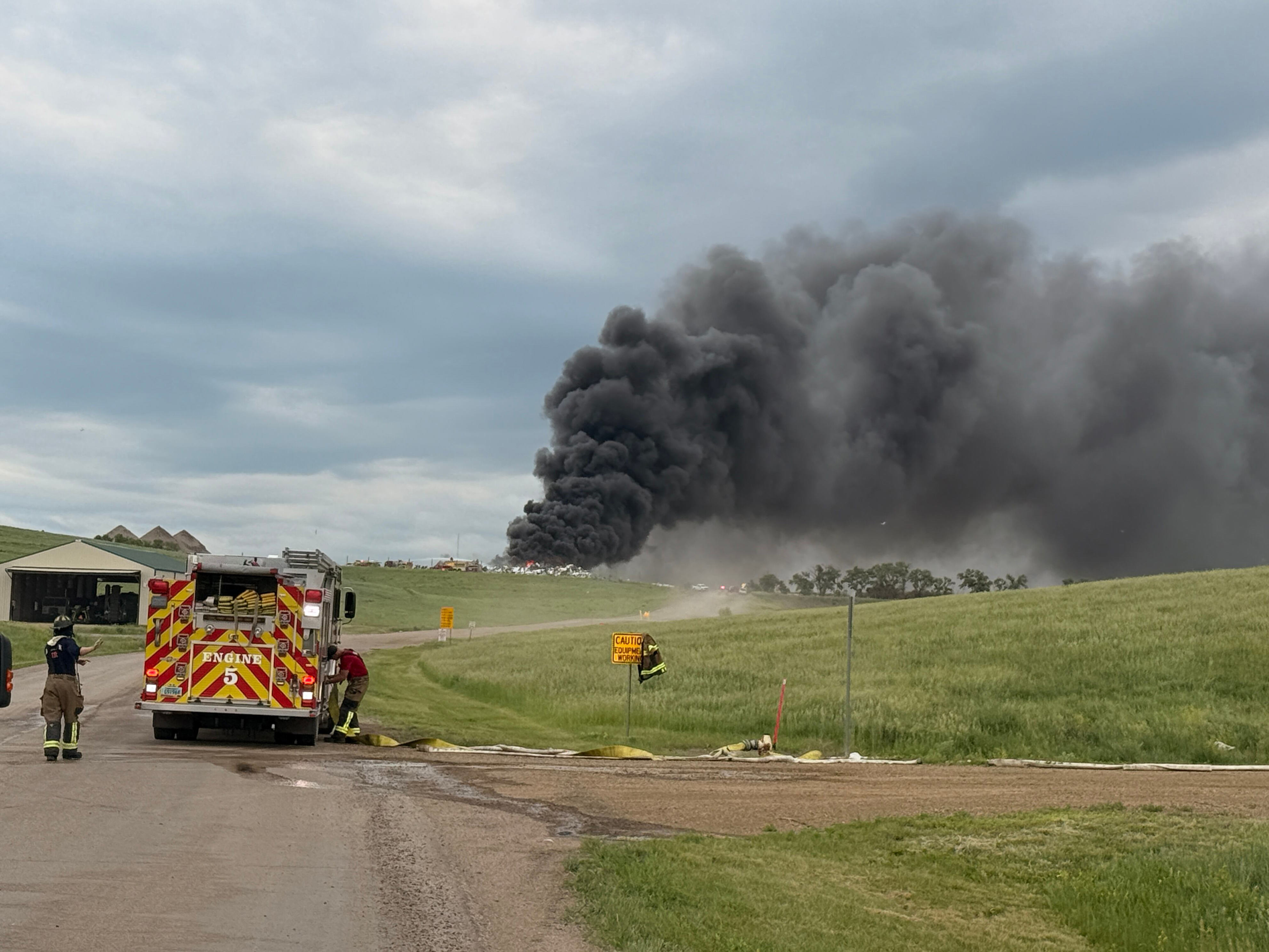 Update: Fire at the Bismarck landfill