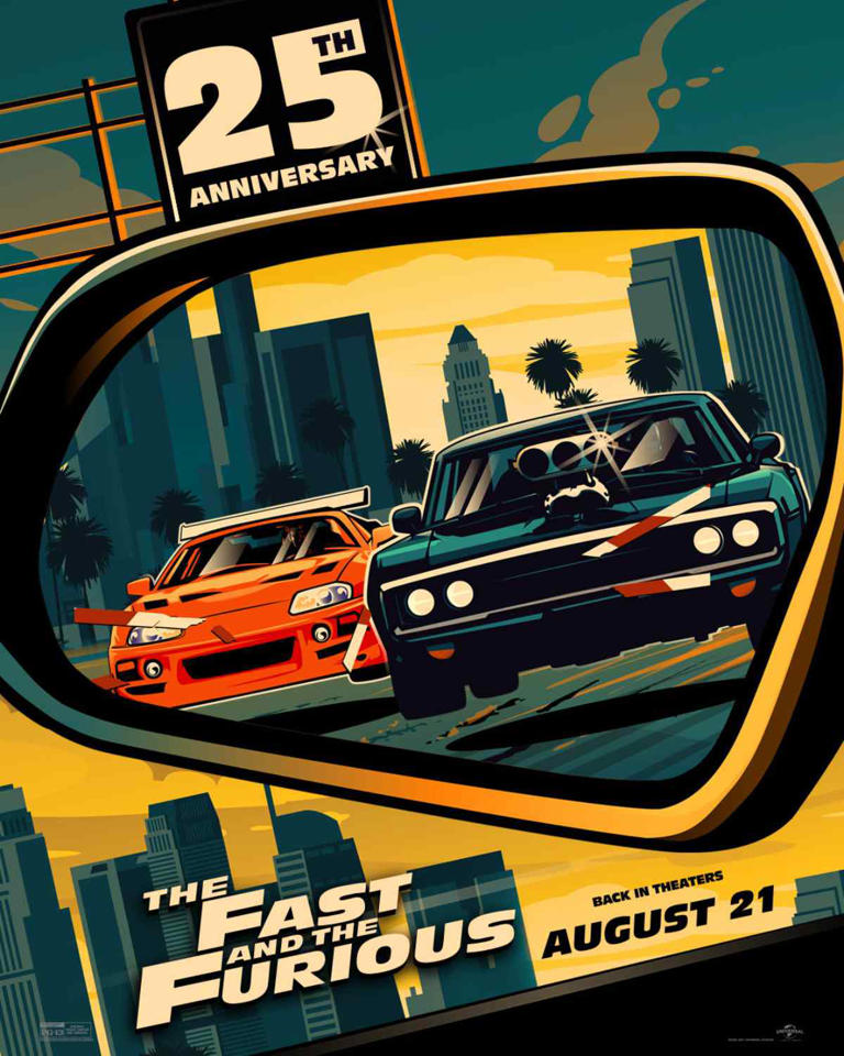The Fast and the Furious 25th anniversary re-release announced