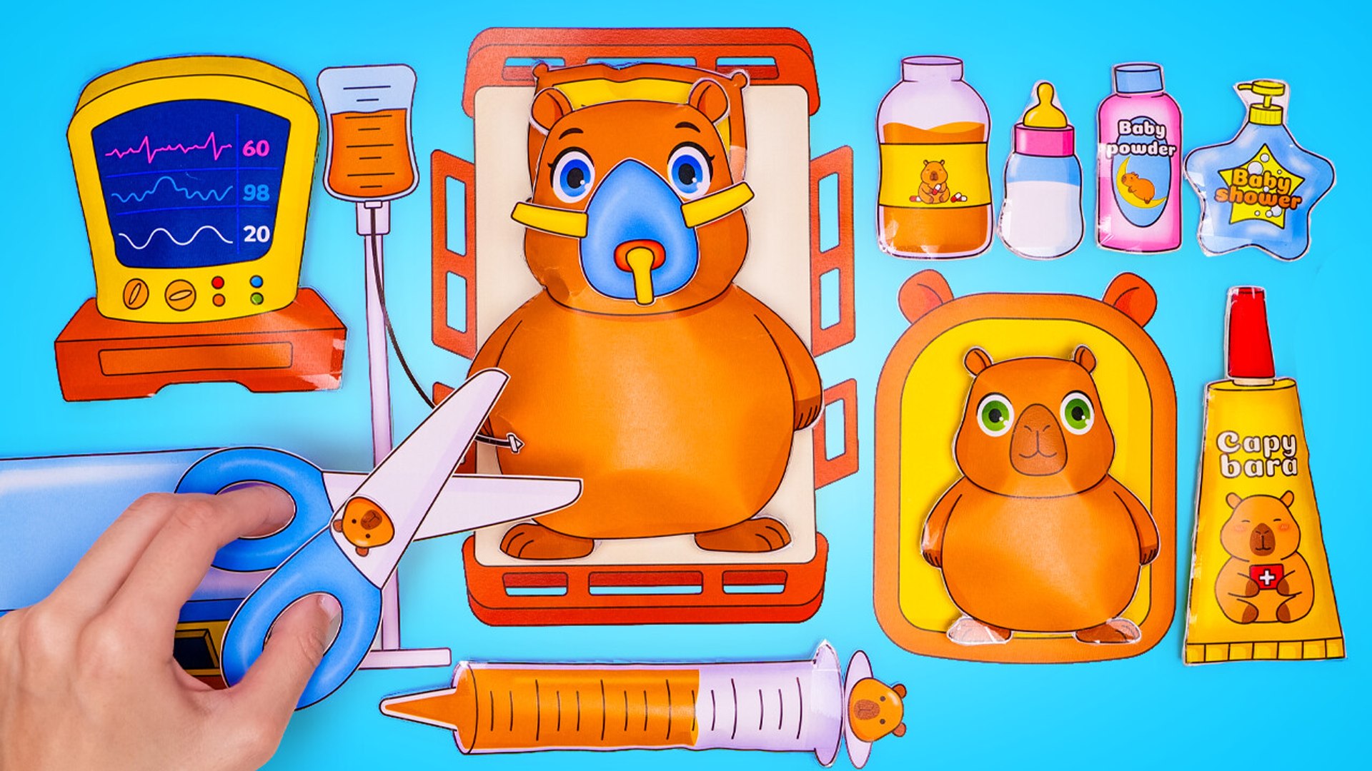 Bricolage mignon avec des bébés capybaras : amusez-vous avec nous!