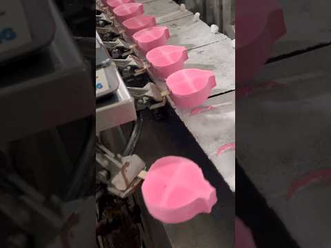 Pink IceCream Manufacturing Process #asmr #asmrsounds #satisfying # ...