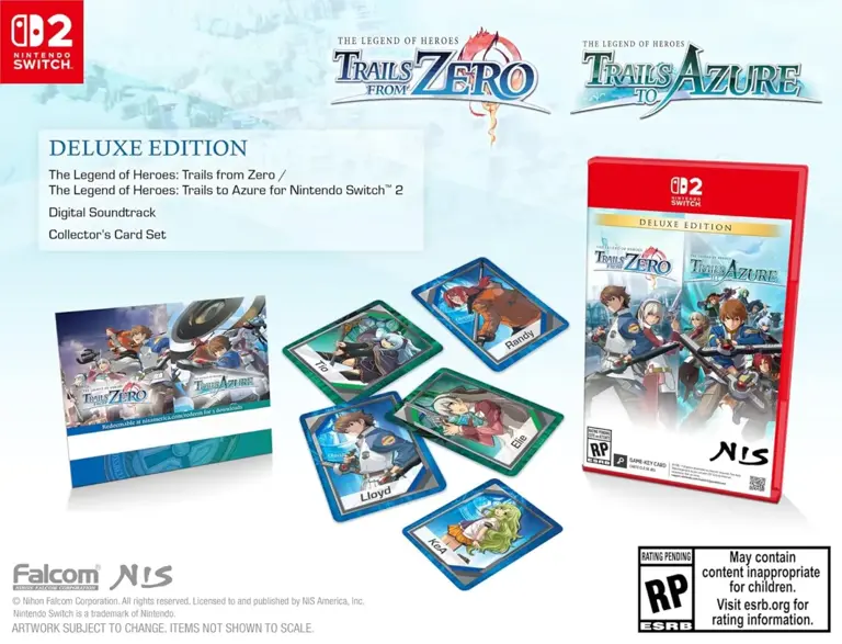 Trails from Zero and to Azure Switch 2 and PS5 Release Dates Set