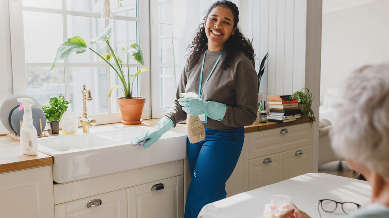 Should you stay or leave while your housekeeper works? Here's what they ...