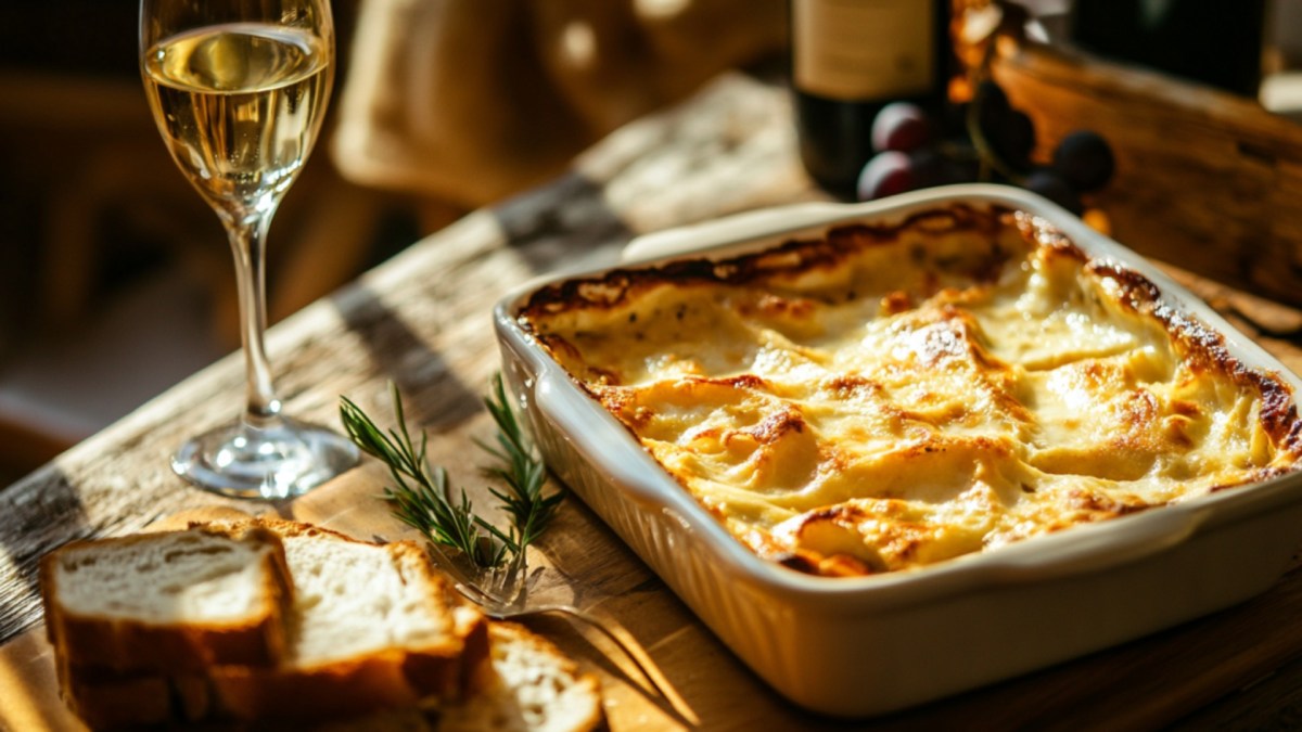 Brot, Käse und Trauben mal anders: So machst du ein Winzergratin