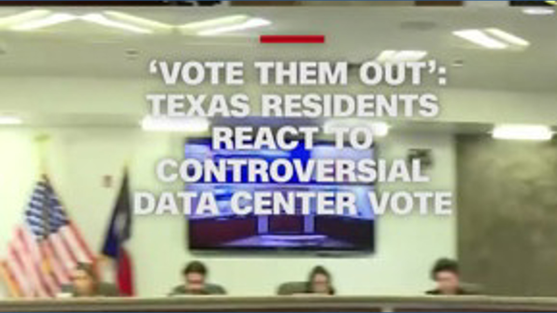 Texas residents react to controversial data center vote