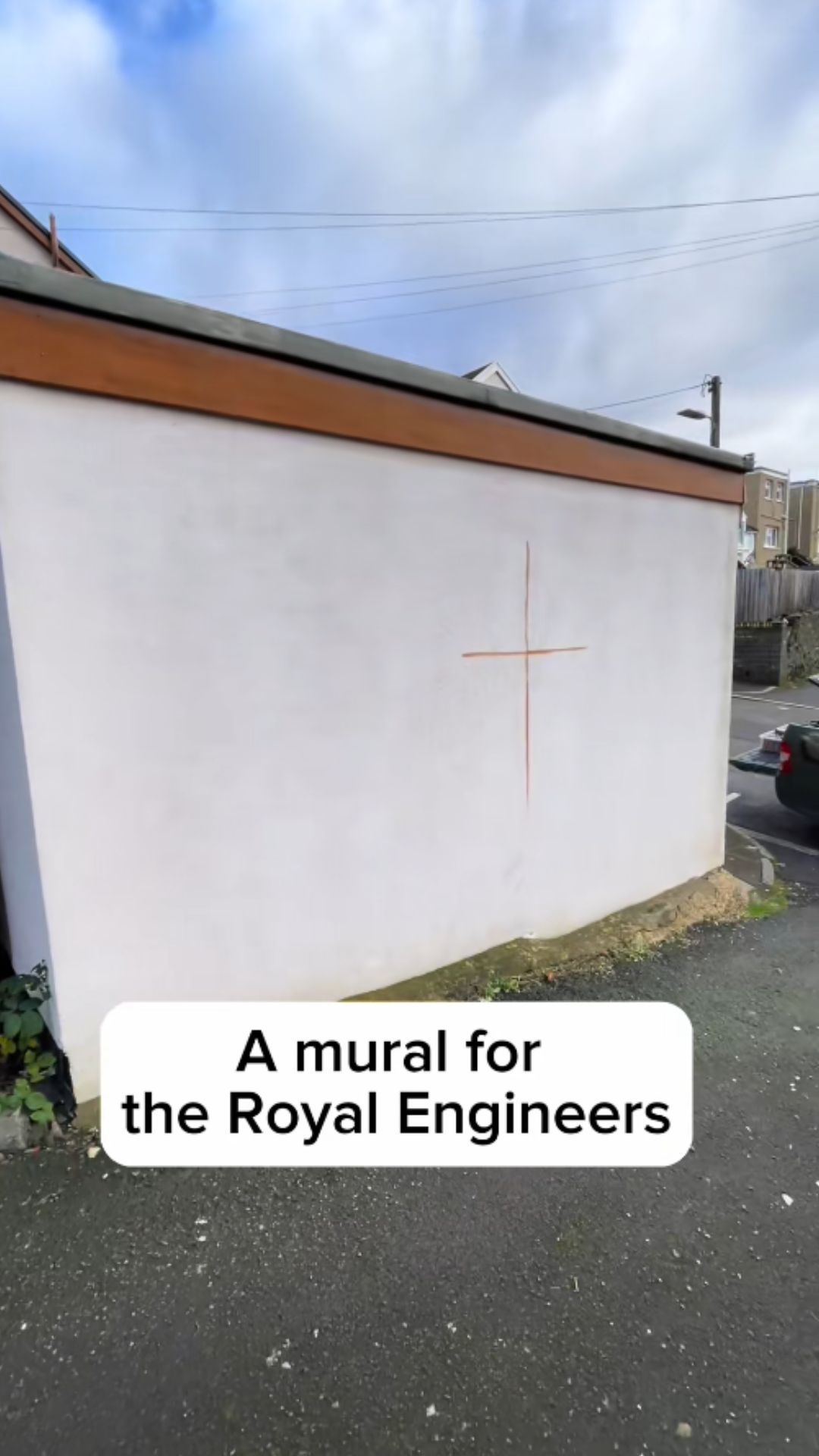 Royal Engineers and Sappers mural: Art in Treorchy