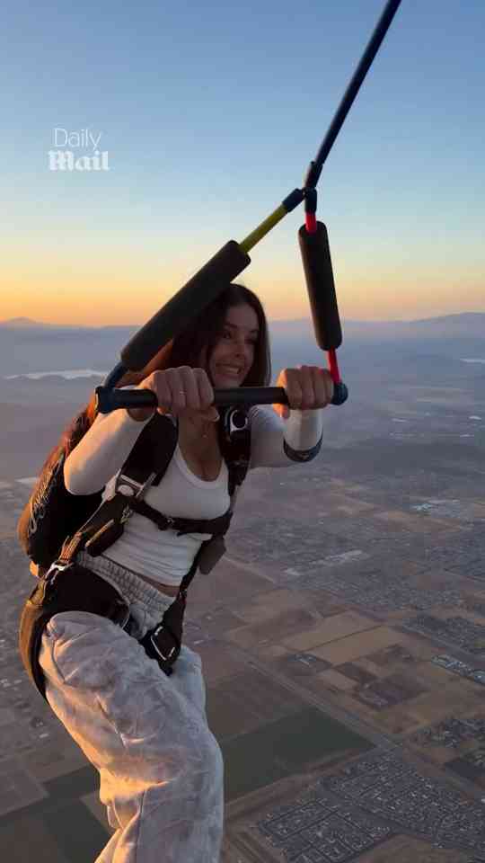 Woman's rope swing takes an unexpected turn