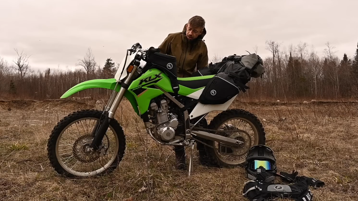 He waited 40 years to ride a motorcycle - then risked it all in the mud