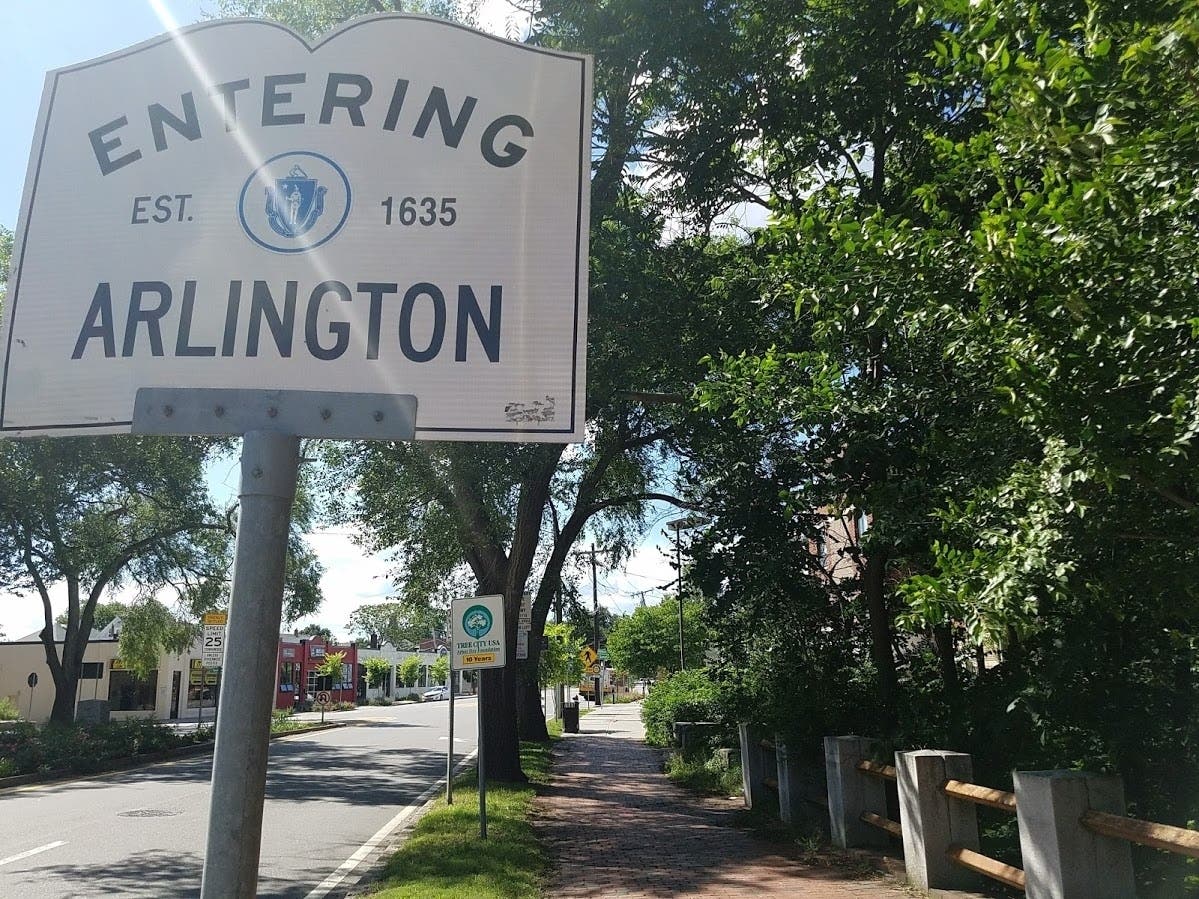 Shade sails and benches come to Arlington's Broadway Plaza to combat heat