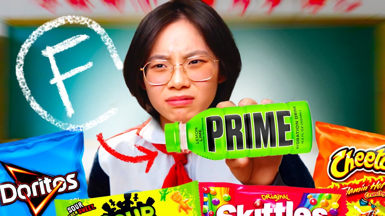 I tried American snacks with Chinese students!