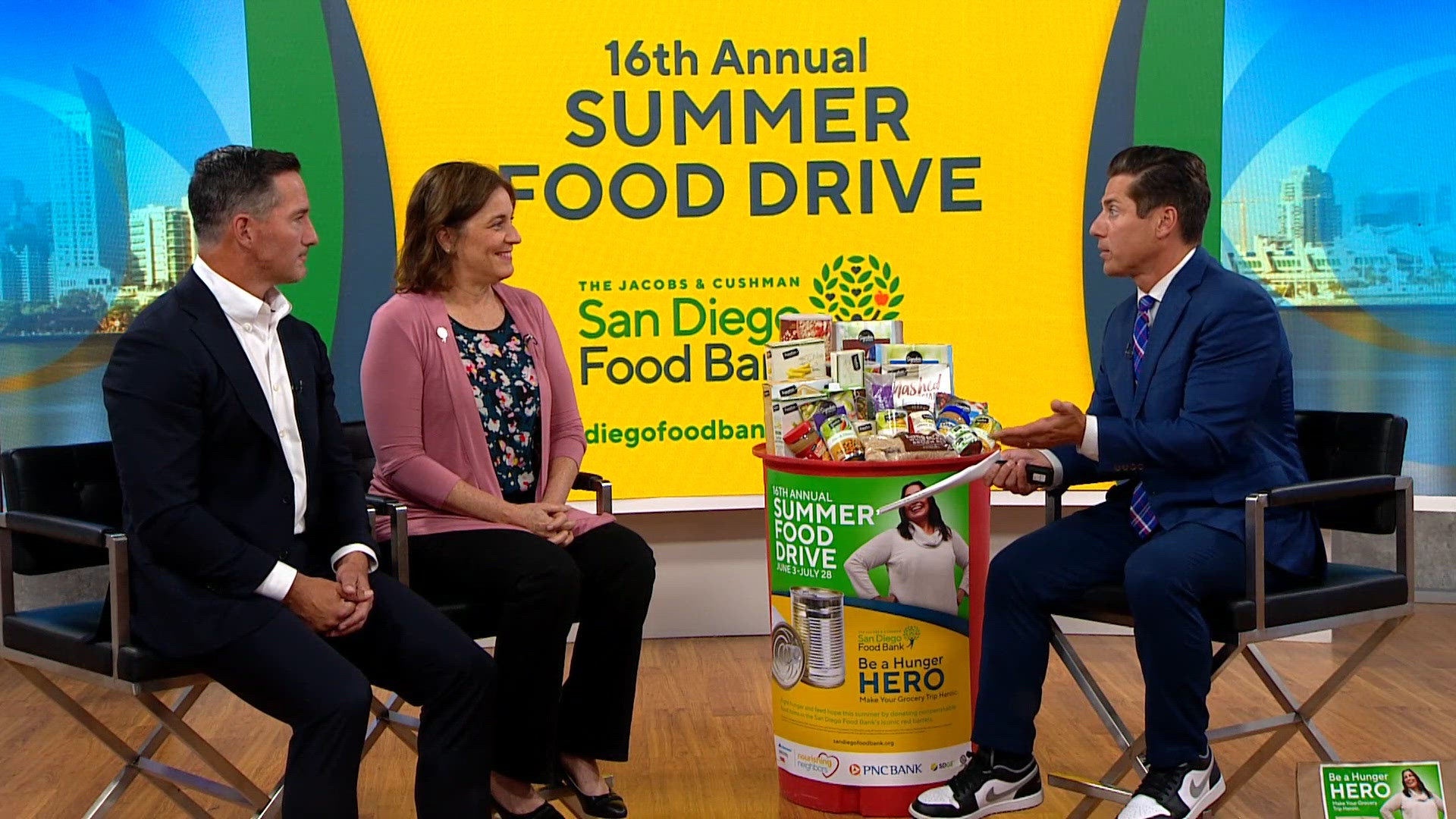 Jacobs and Cushman San Diego Food Bank holds 16th annual summer food drive