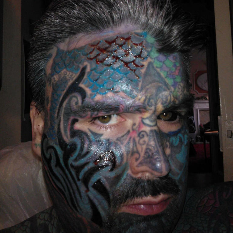 UK’s most tattooed man 'petrified' of needles despite spending 1,600 ...
