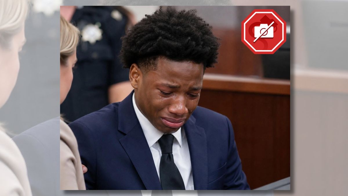 Image of Karmelo Anthony crying in court is fake. Here's how we know