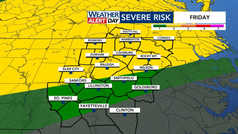WRAL weather alert day: Hottest day of the year expected with a heat ...